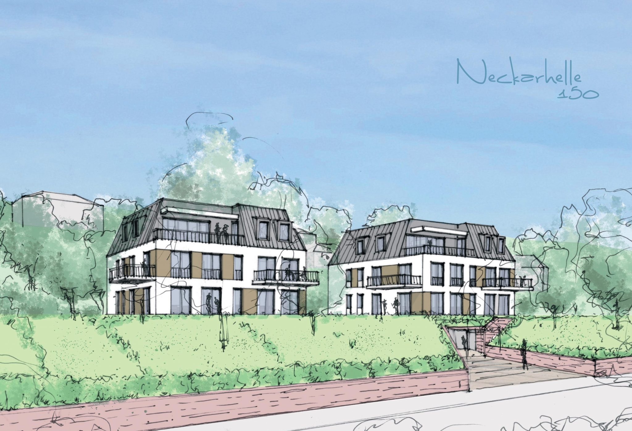 In der Neckarhelle 150 geht´s jetzt los | Kalkmann Wohnwerte